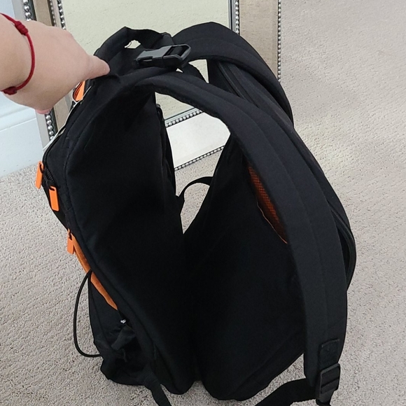 CheckMate | Bags | Backpack Black Orange Checkmate Nwt | Poshmark